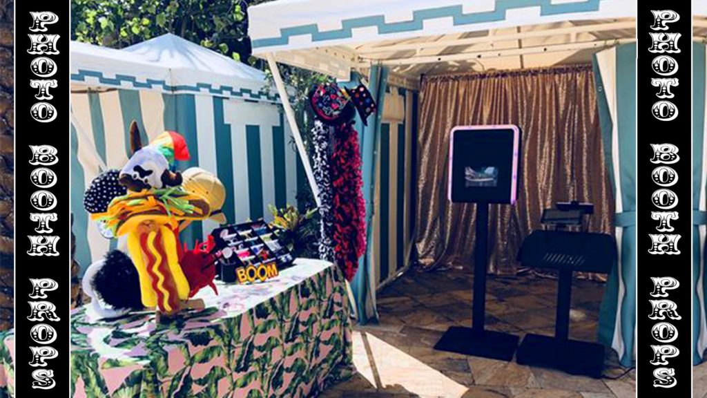 INCLUDED: PHOTO BOOTH PROP TABLE | Miami Arcade Game Rentals